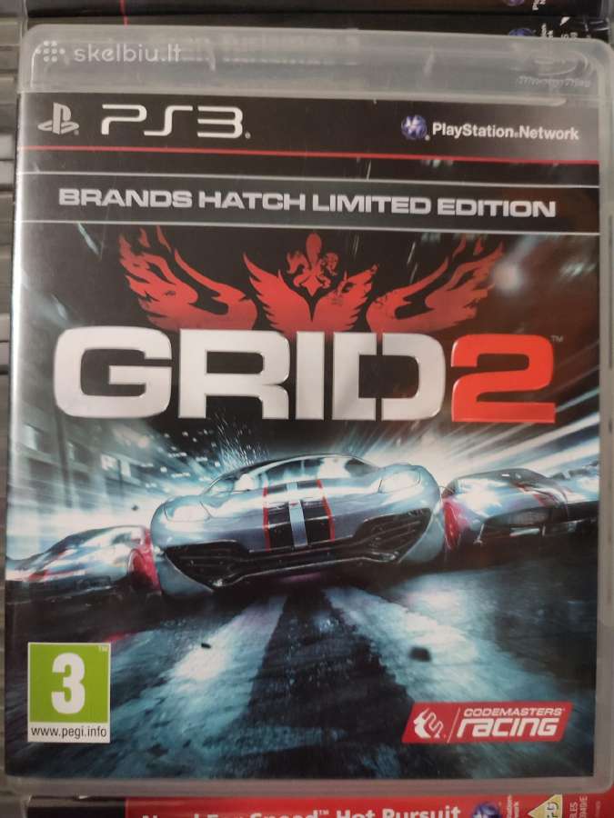 PS3, Playstation 3 zaidimas Grid 2 - Skelbiu.lt