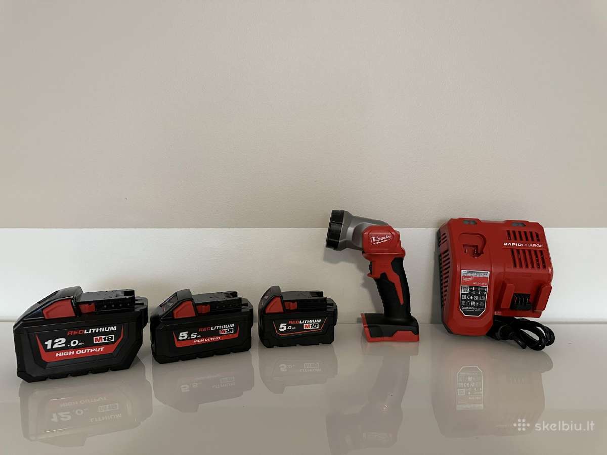 LED žibintas - prožektorius Milwaukee M18 Tled-0 - Skelbiu.lt