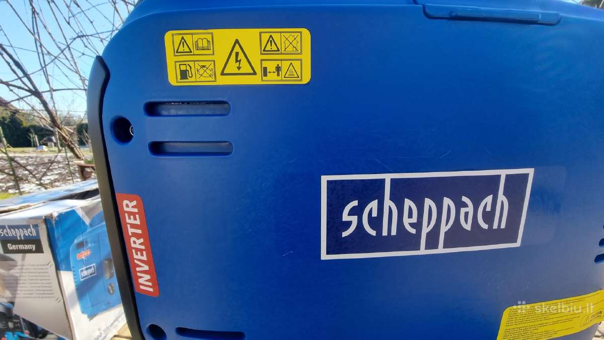 Scheppach Sg-2000 inverterinis elektros generator - Skelbiu.lt