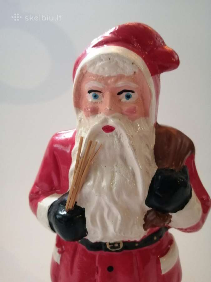 Kalėdų senelis,gipso statulėlė - Skelbiu.lt