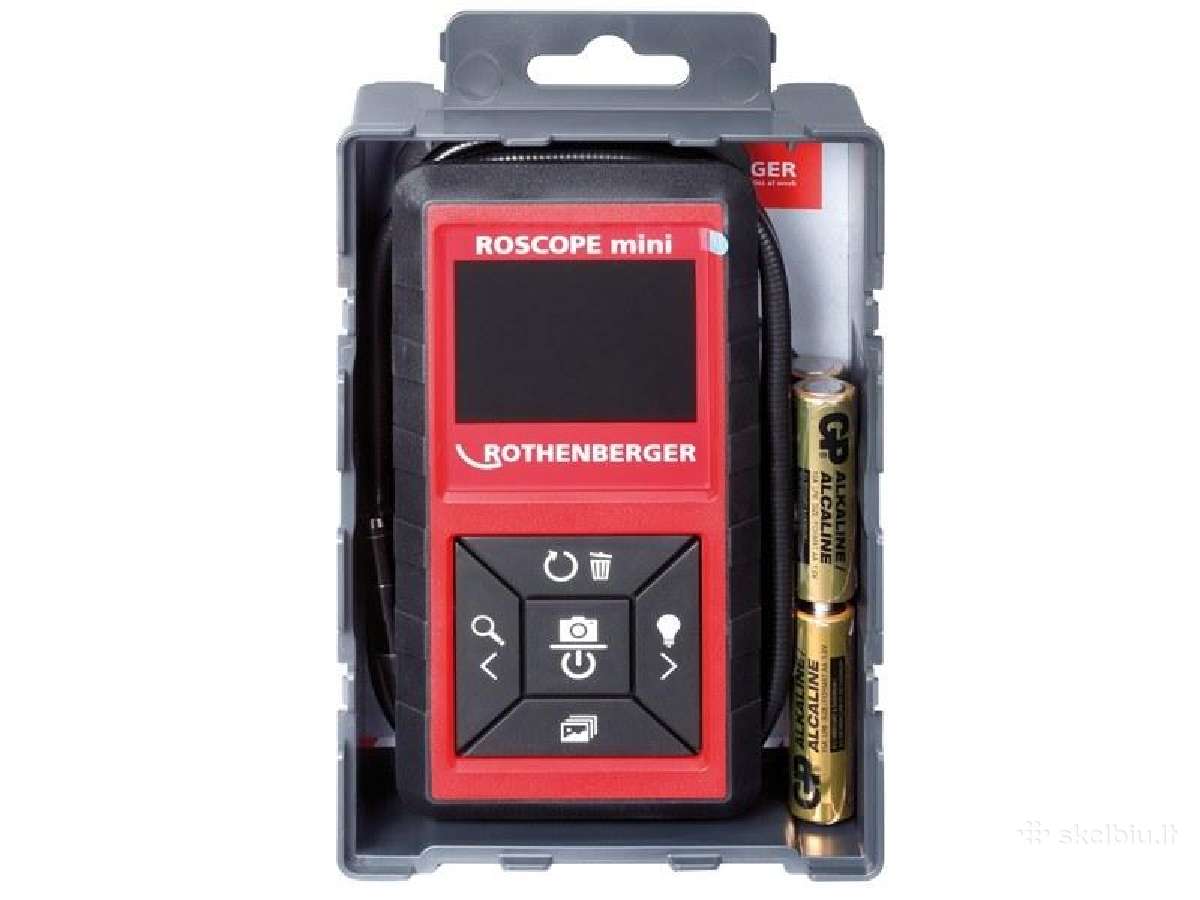Patikros kamera Rothenberger Roscope mini Set - Skelbiu.lt