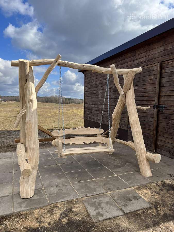 Kreivuolių supynės, ąžuolinės supynės - Skelbiu.lt