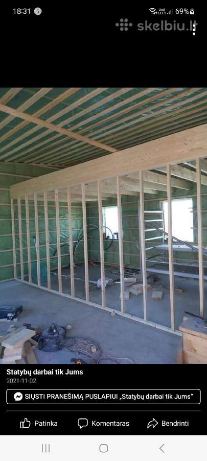Statybu darbai - Skelbiu.lt