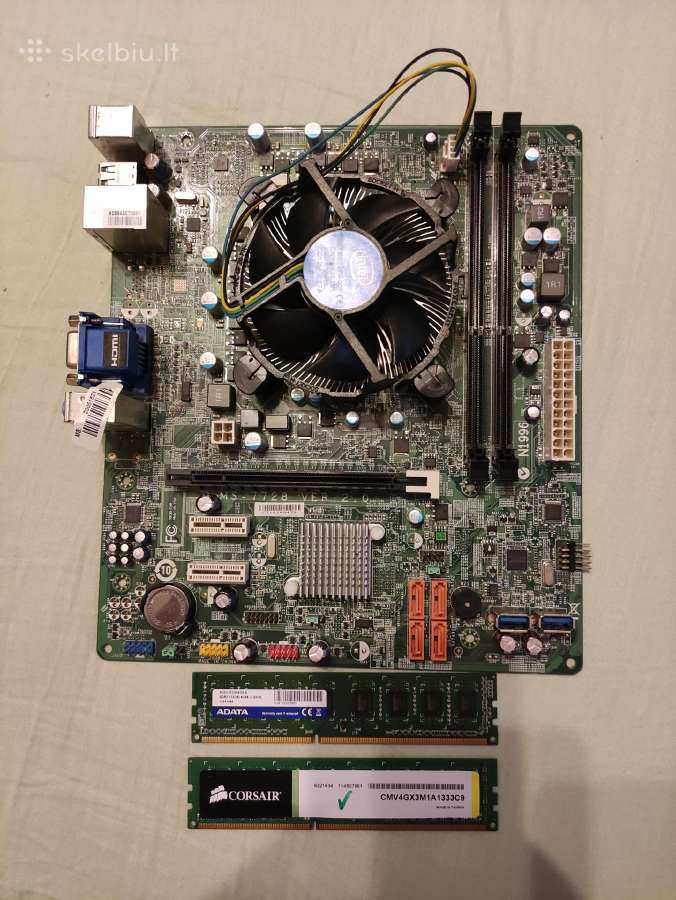 MB + Cpu + 8gb RAM - Skelbiu.lt