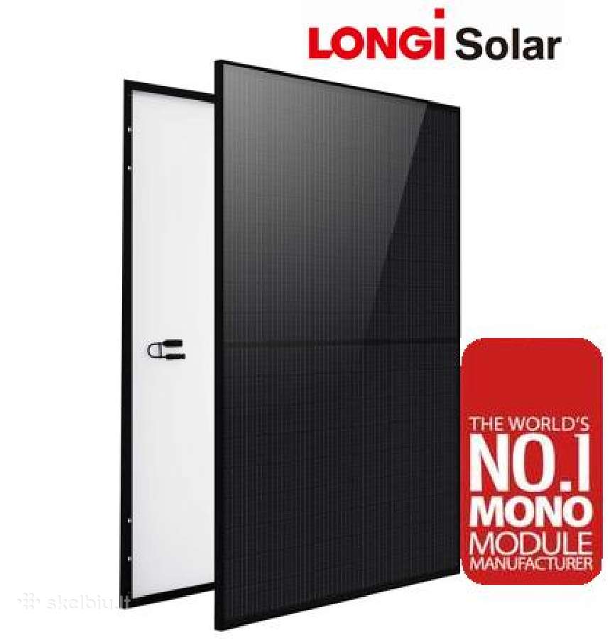 Longi Solar allblack saulės moduliai 410w; 415w - Skelbiu.lt