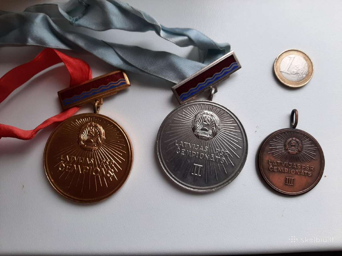 Latvijos tsr čempionato medaliai, kita - Skelbiu.lt