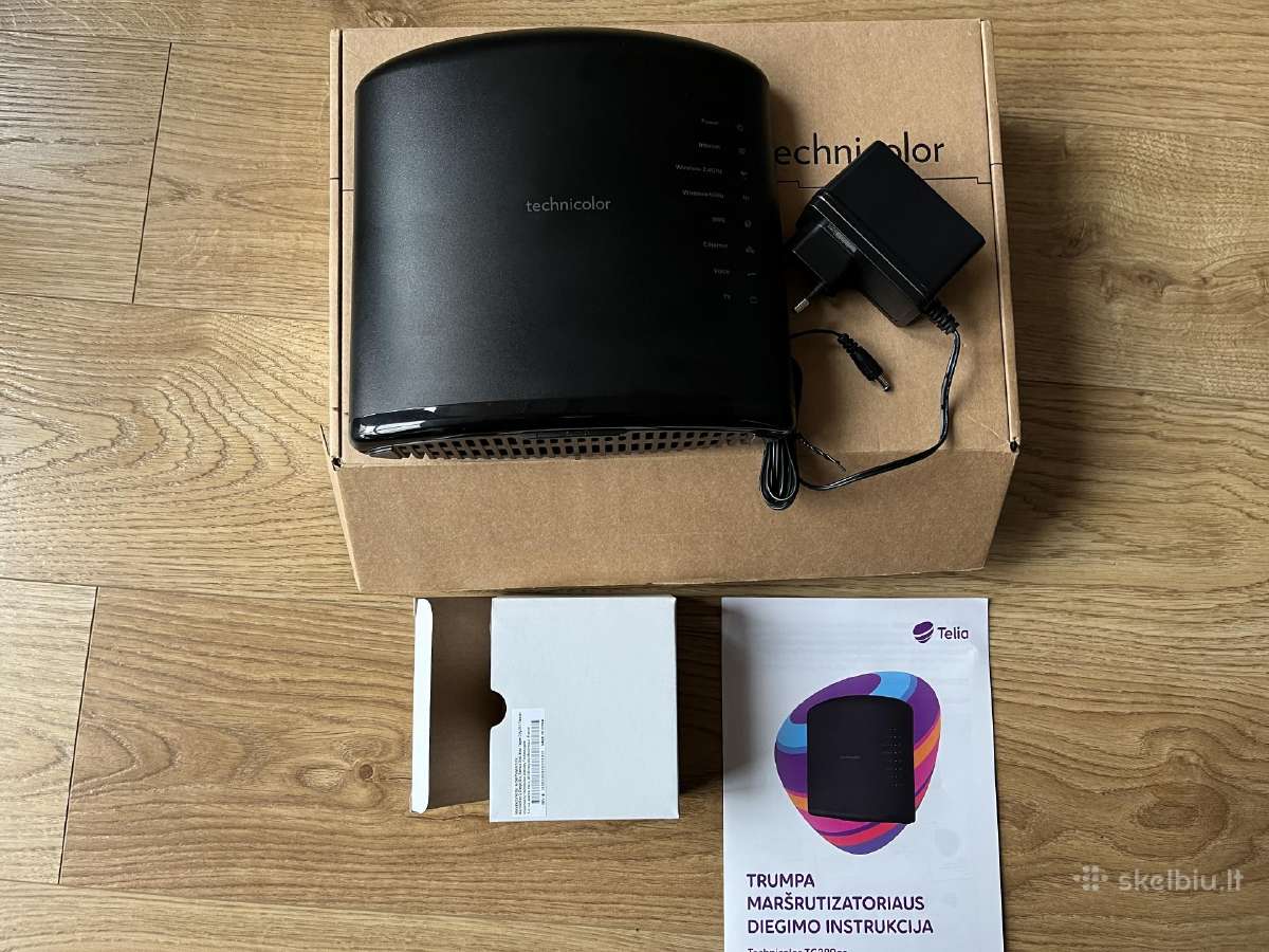 Visiškai naujas Technicolor Tg389ac modemas - Skelbiu.lt