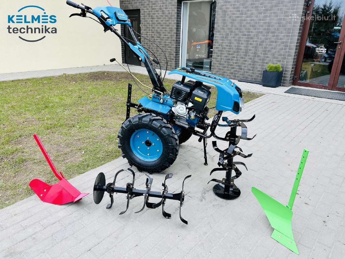 Galingas motoblokas su priedais - Skelbiu.lt