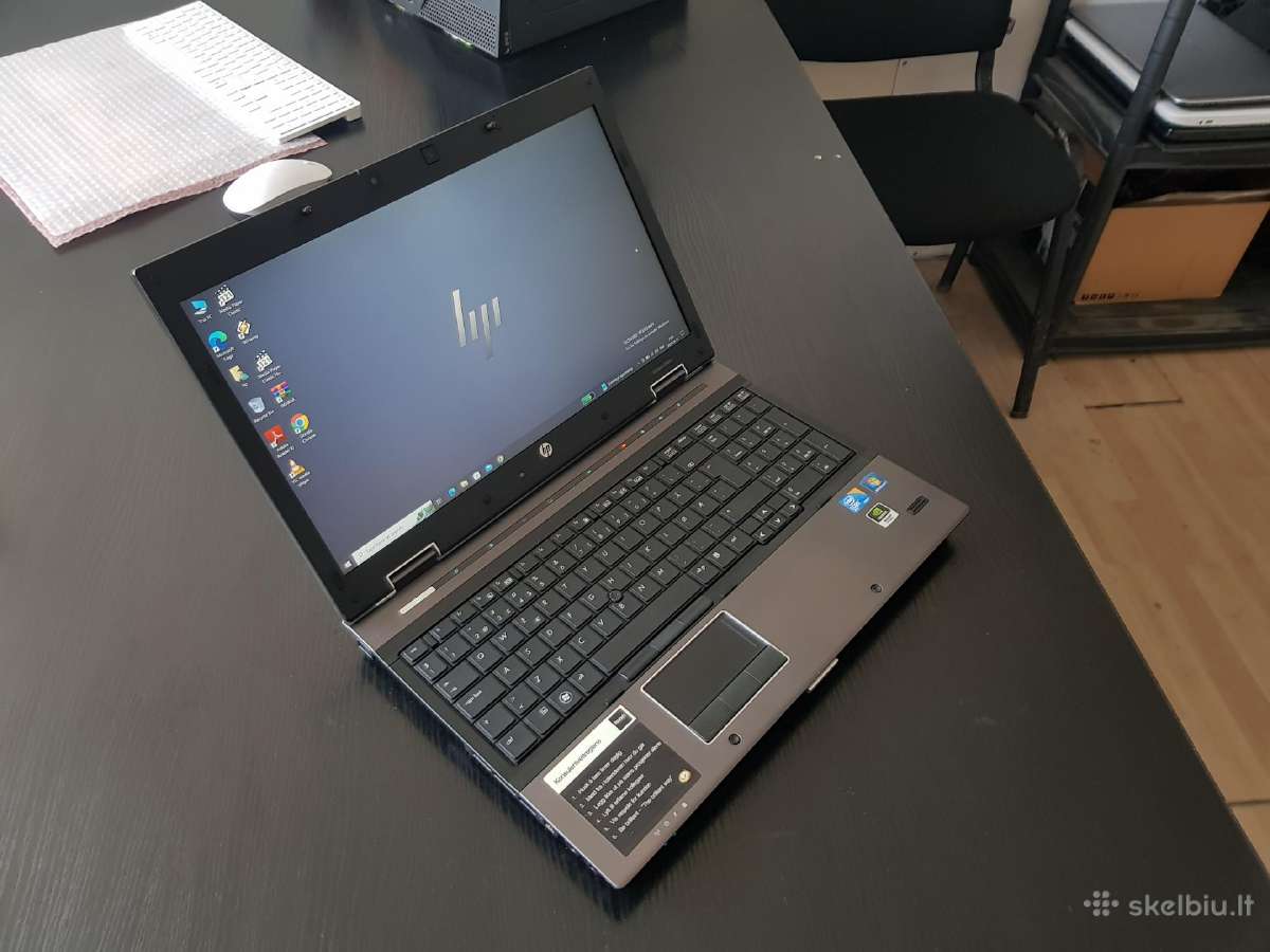 Hp Elitebook 8540w, i7, 8gb, 128ssd, Quadro Fx880 - Skelbiu.lt