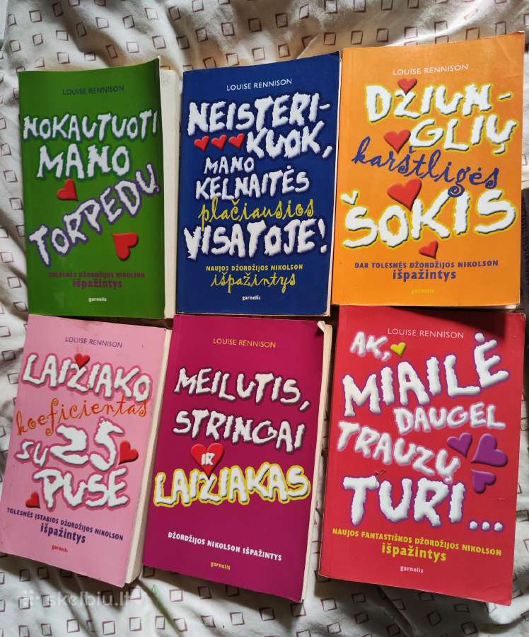 Paauglių knygos 8 vnt - Skelbiu.lt