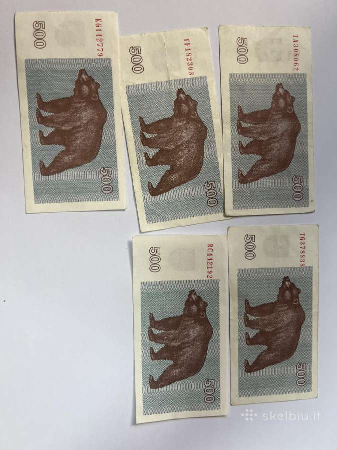 500 talonu 1992 metai - Skelbiu.lt