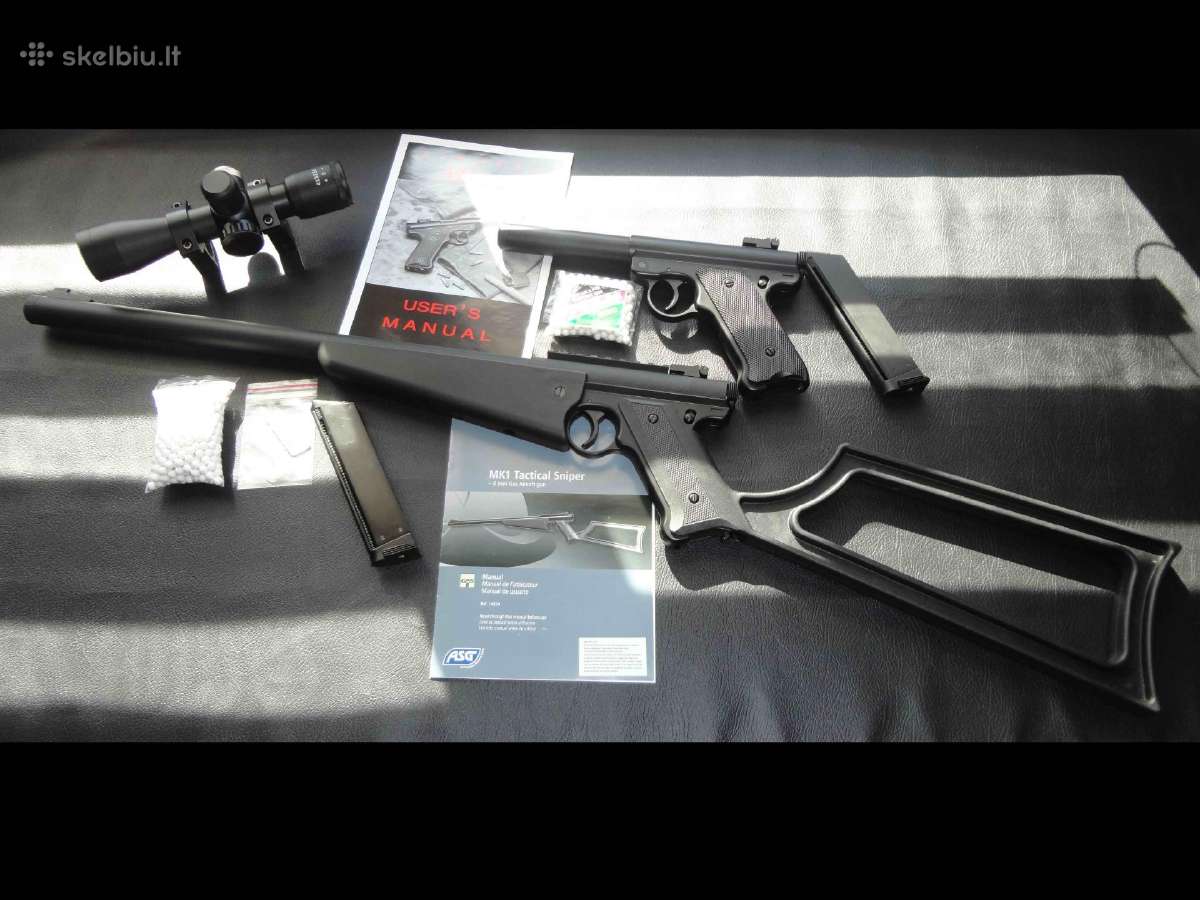 Airsoft Ruger Mk1 Tactical snaiperio šautuvas 1,9j - Skelbiu.lt
