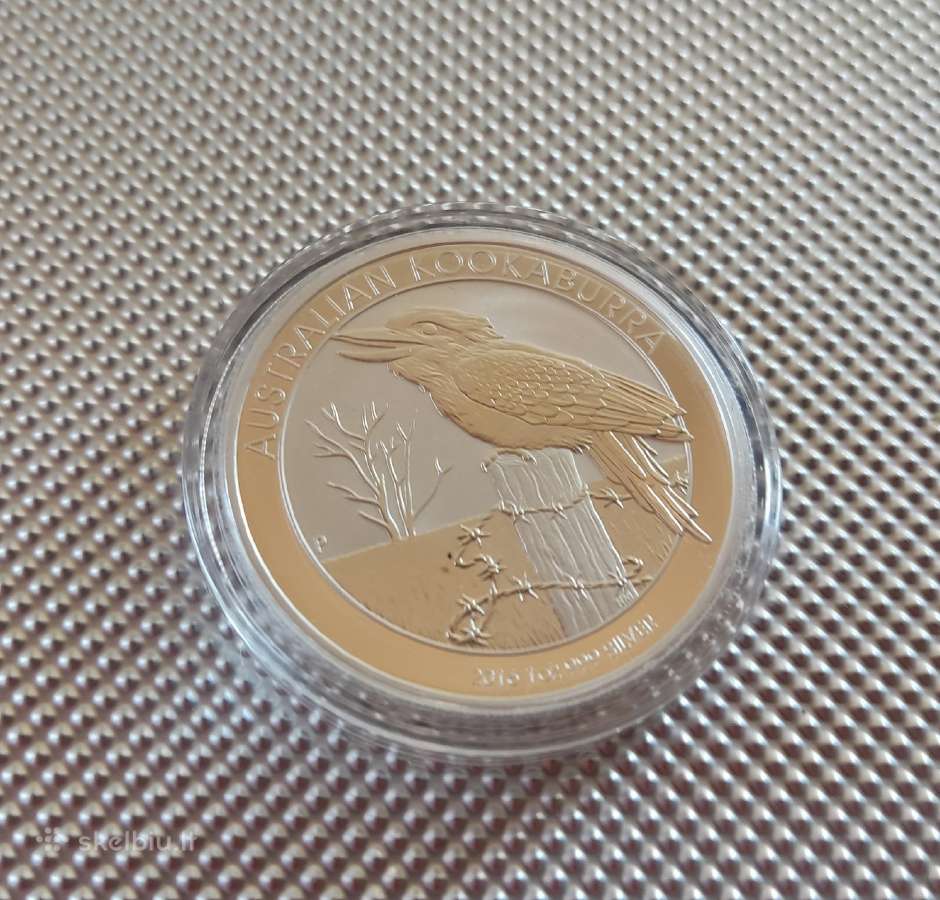 Uncija sidabro 1oz .999 Sidabras - Skelbiu.lt