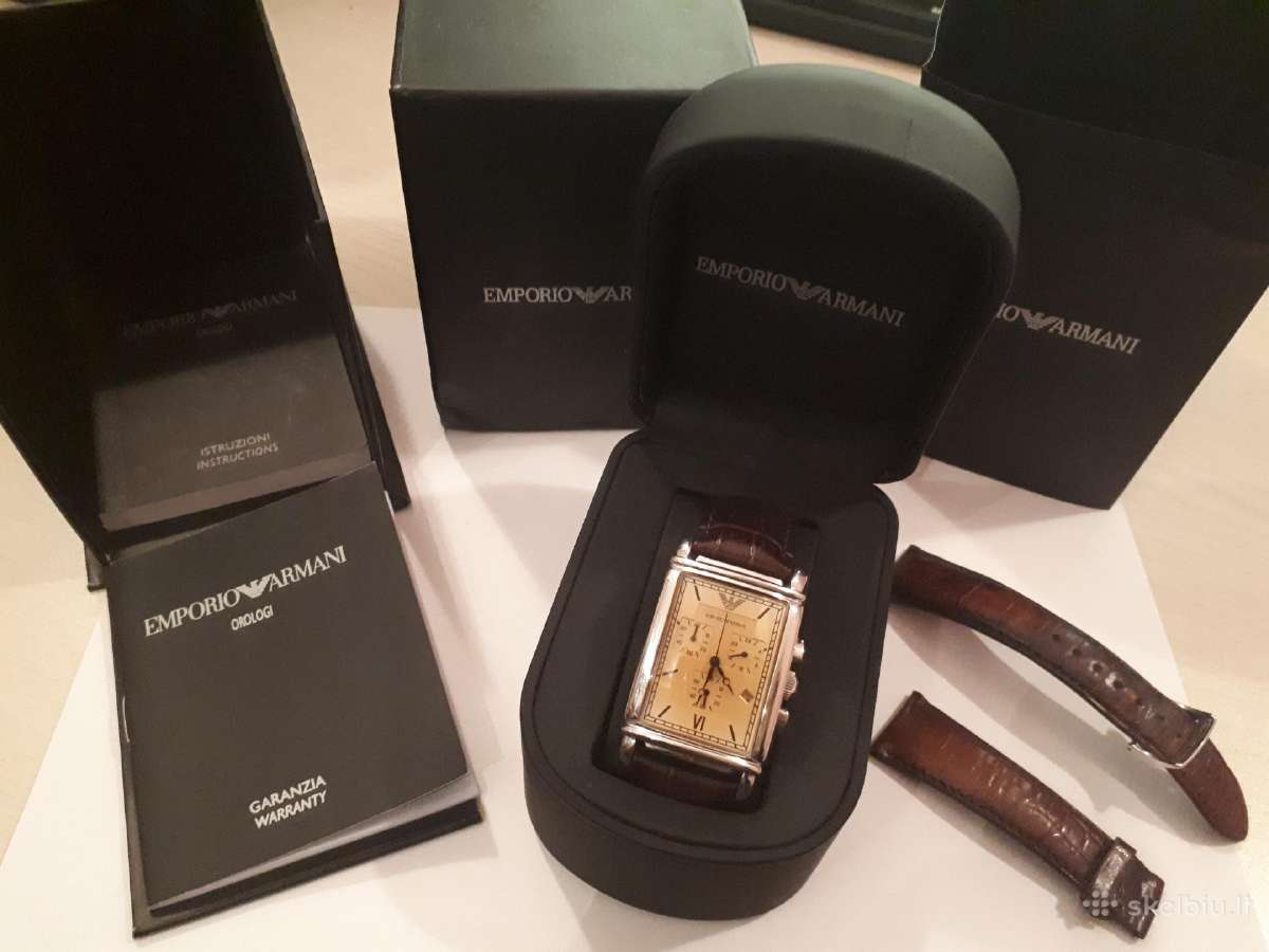 Originalus Emporio Armani vyriškas laikrodis - Skelbiu.lt