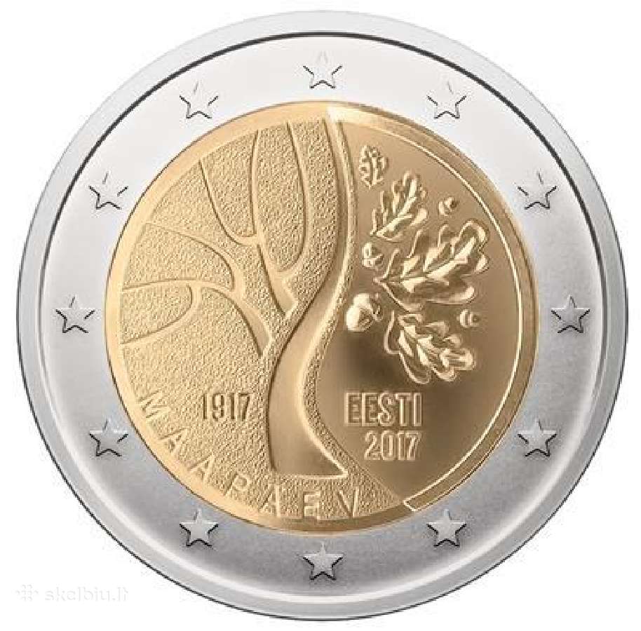 Estijos 2 eurų proginės monetos Unc - Skelbiu.lt