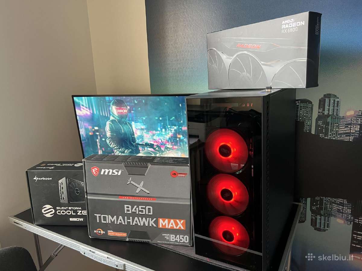 Amd radeon 6800 16gb, Ryzen 5600x - Skelbiu.lt