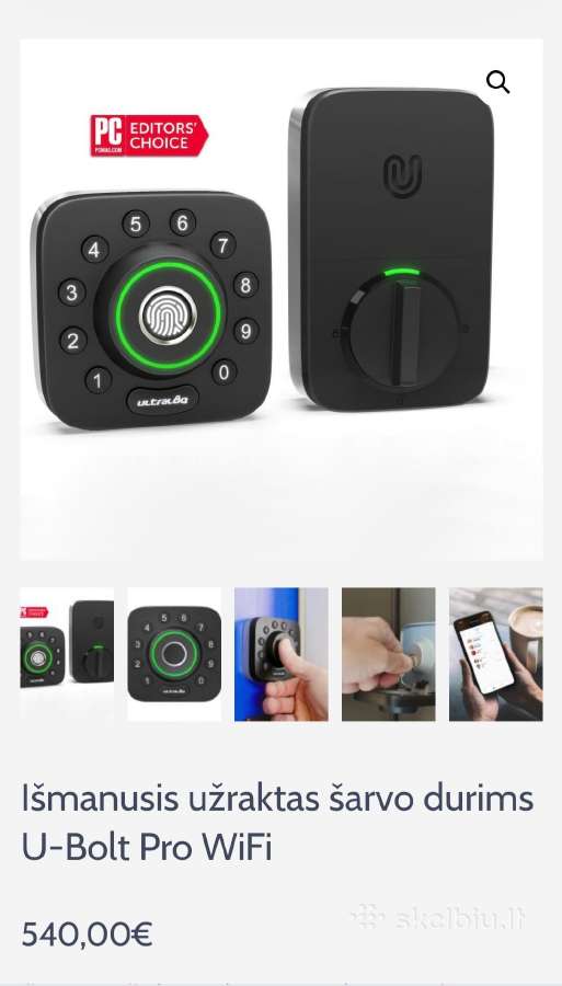 Išmanios Spynos Lauko Durims - Skelbiu.lt