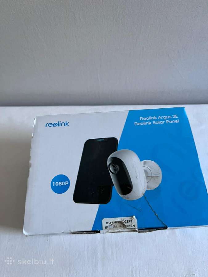 Reolink Argus 2e + Reolink solar panel. - Skelbiu.lt