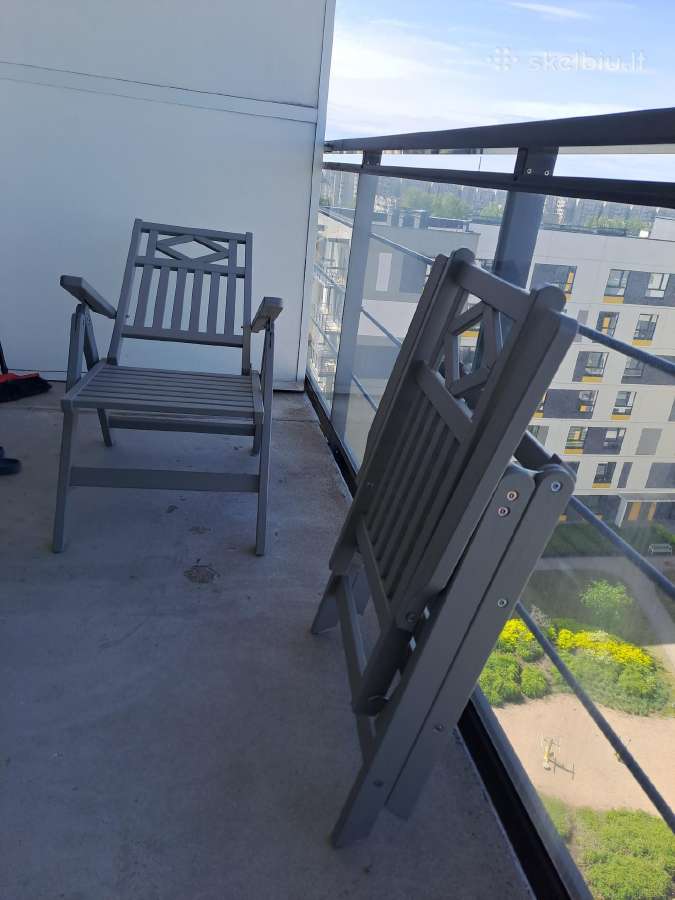 Dvi ikea lauko kėdės 104.818.43 - Skelbiu.lt