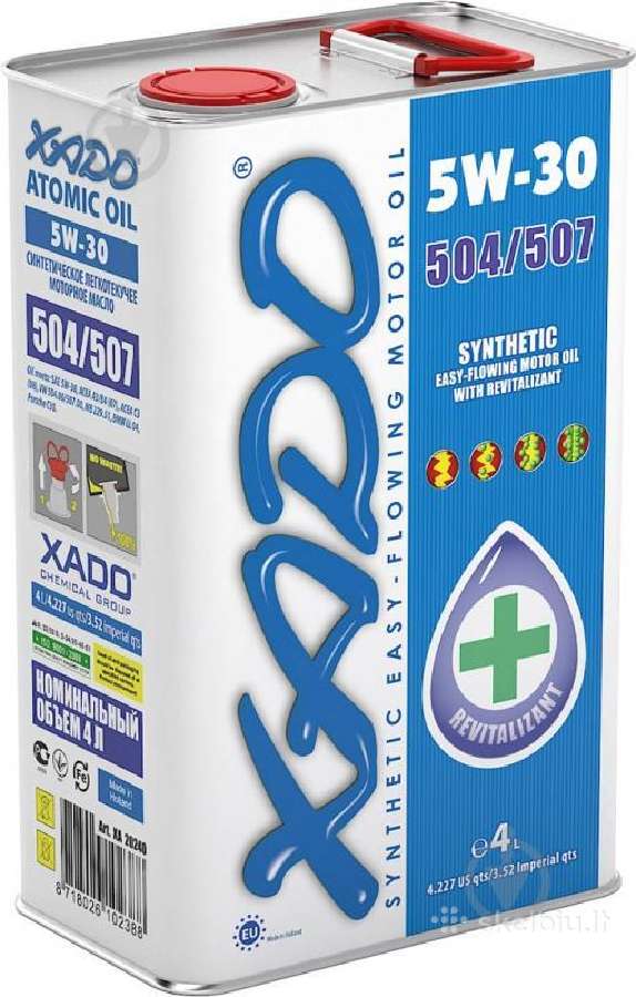 Xado 5l Atomic Oil variklinė alyva 5w-30 504/507 - Skelbiu.lt