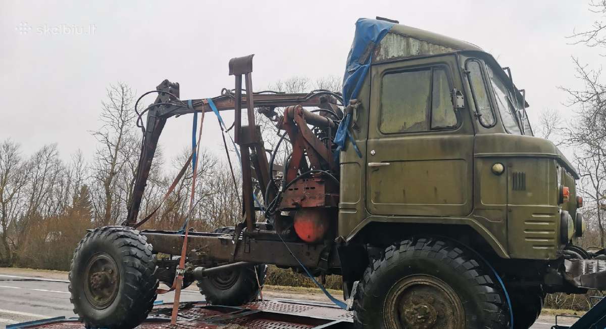 Gaz 66, lebiotke, manipuliatorius - Skelbiu.lt