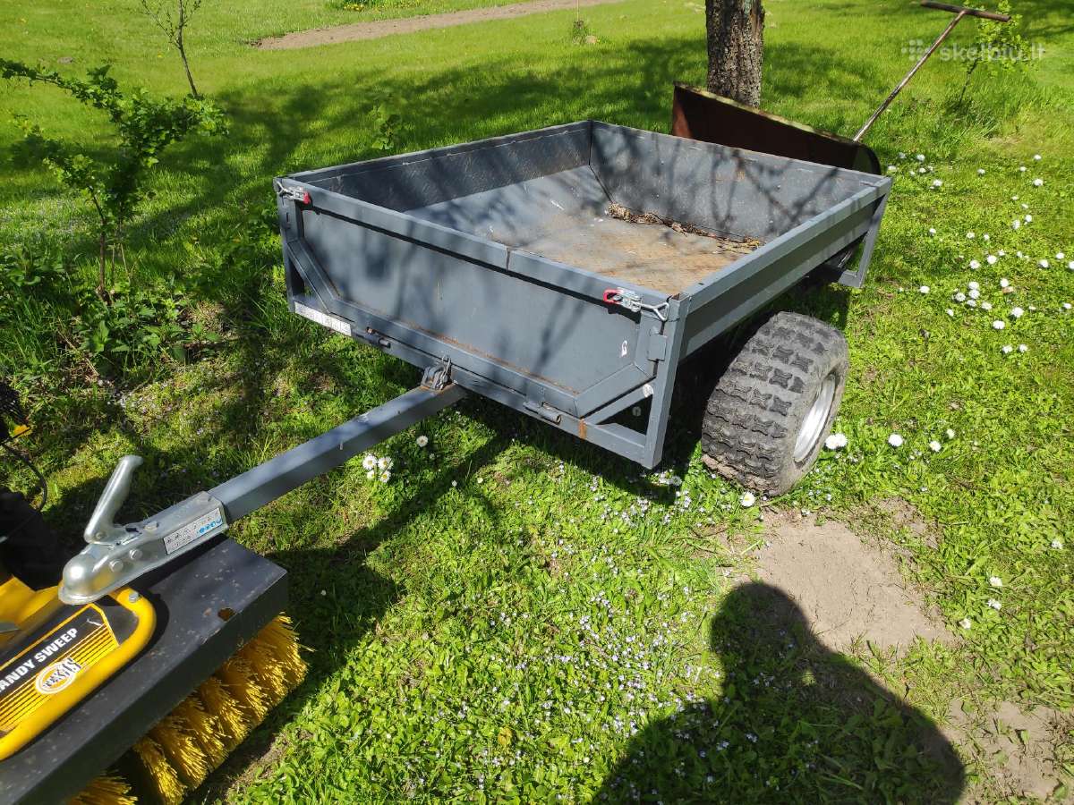 Priekaba keturačiui, žoliapjovei - Skelbiu.lt