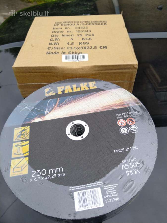 Metalo pjovimo diskai 230mm - Skelbiu.lt