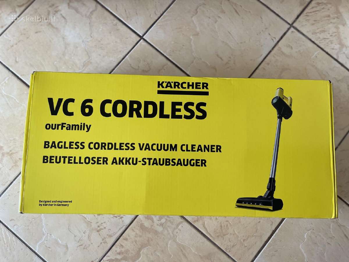 Vc6 Cordless Karcher siurblys - Skelbiu.lt
