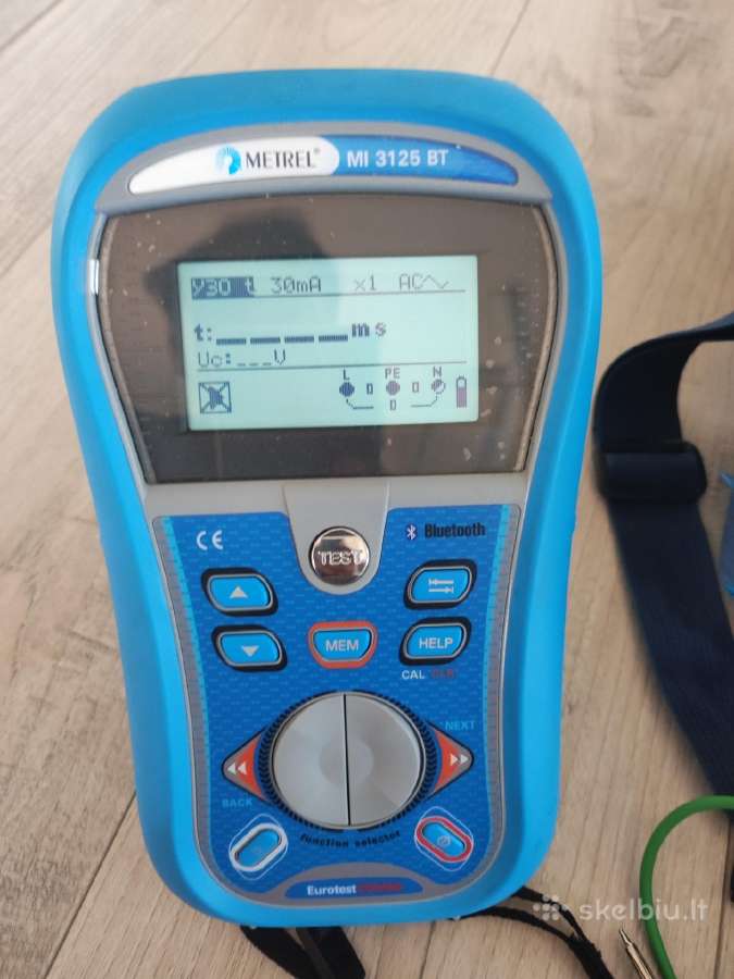 Instaliacijos matuoklis Metrel Mi 3125 Bt - Skelbiu.lt