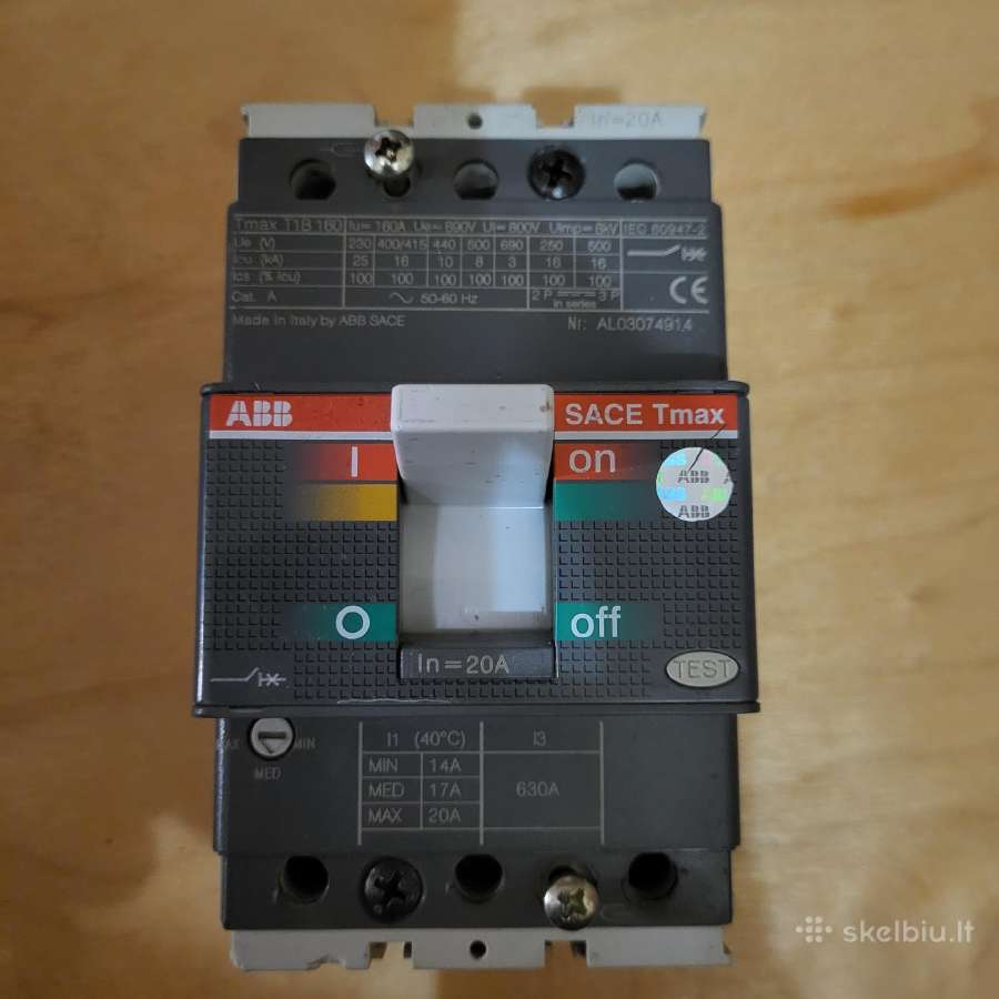 Trifazis jungiklis , automatas - Skelbiu.lt