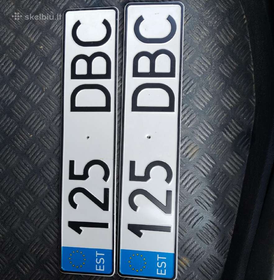 Auto numeriai - Skelbiu.lt