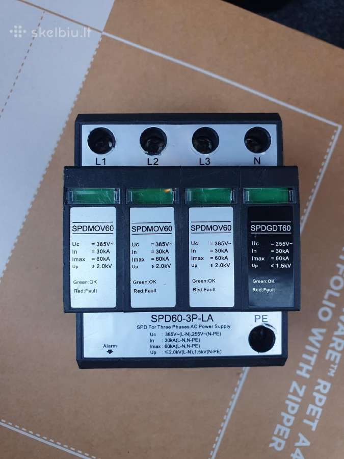 Virsitampiu ribotuvas Spd60-3p-la. Apsauga zaibo - Skelbiu.lt