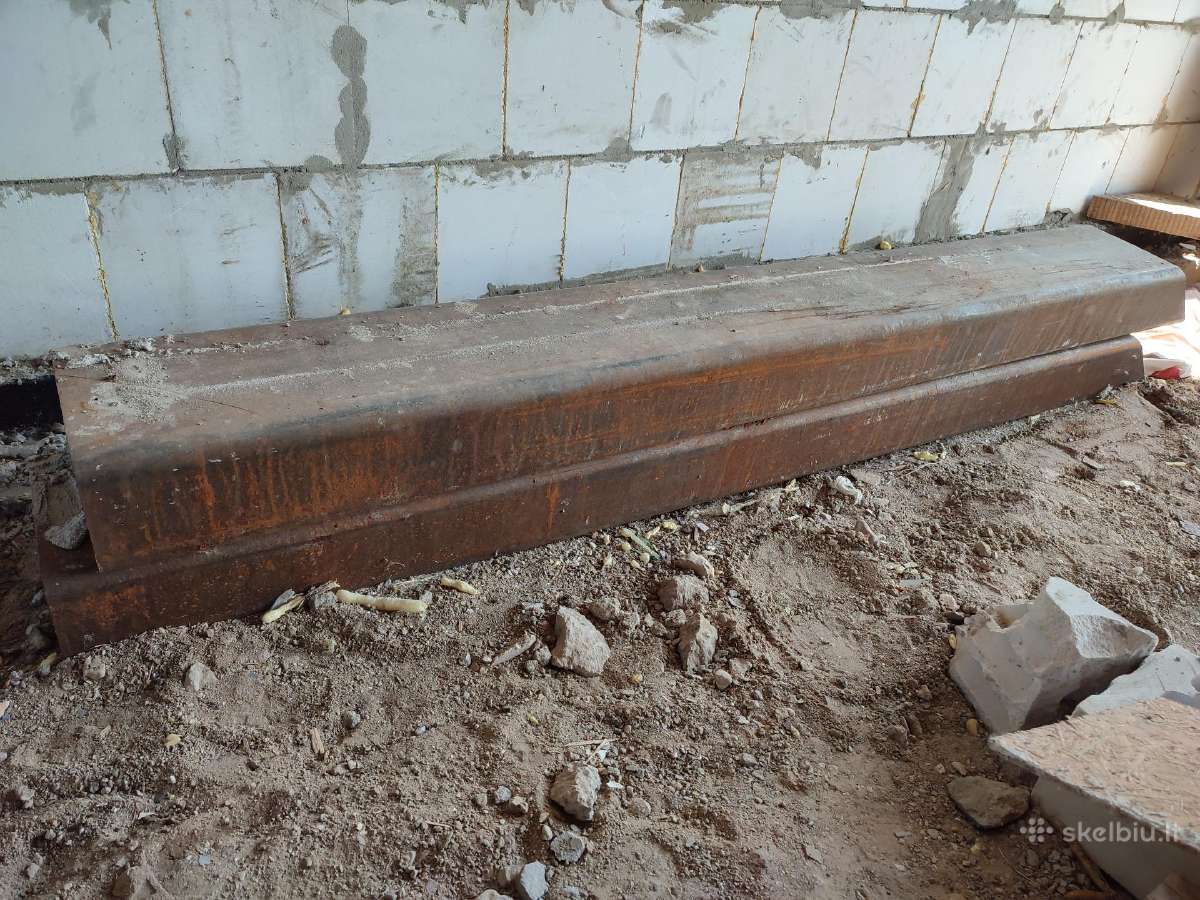 Stačiakampės metalo sijos 200x25x15cm - Skelbiu.lt