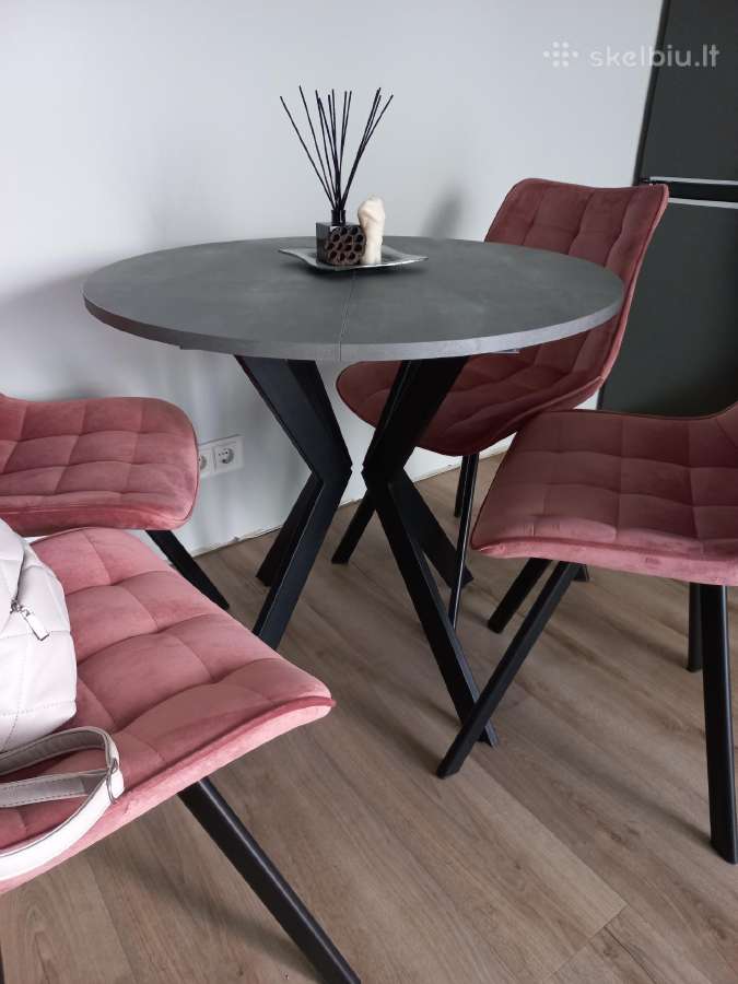 Valgomojo stalas transformeris ir kavos staliukas - Skelbiu.lt