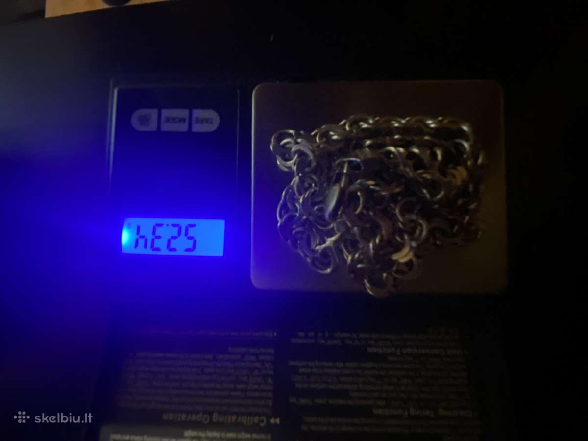 Sidabrine grandinele 52.34g - Skelbiu.lt