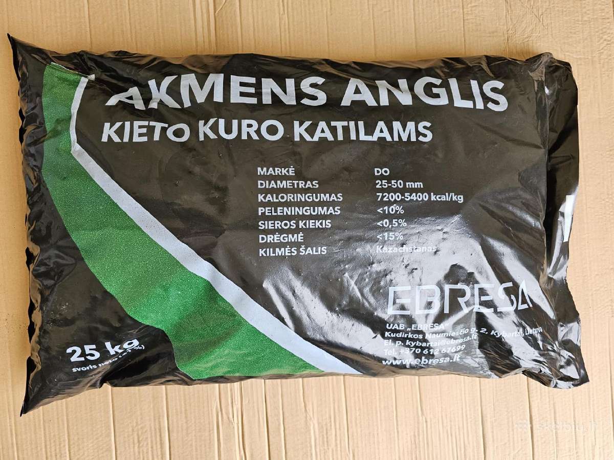 Akmens anglis D 25-50, sijota fasuota 25kg,1000kg - Skelbiu.lt