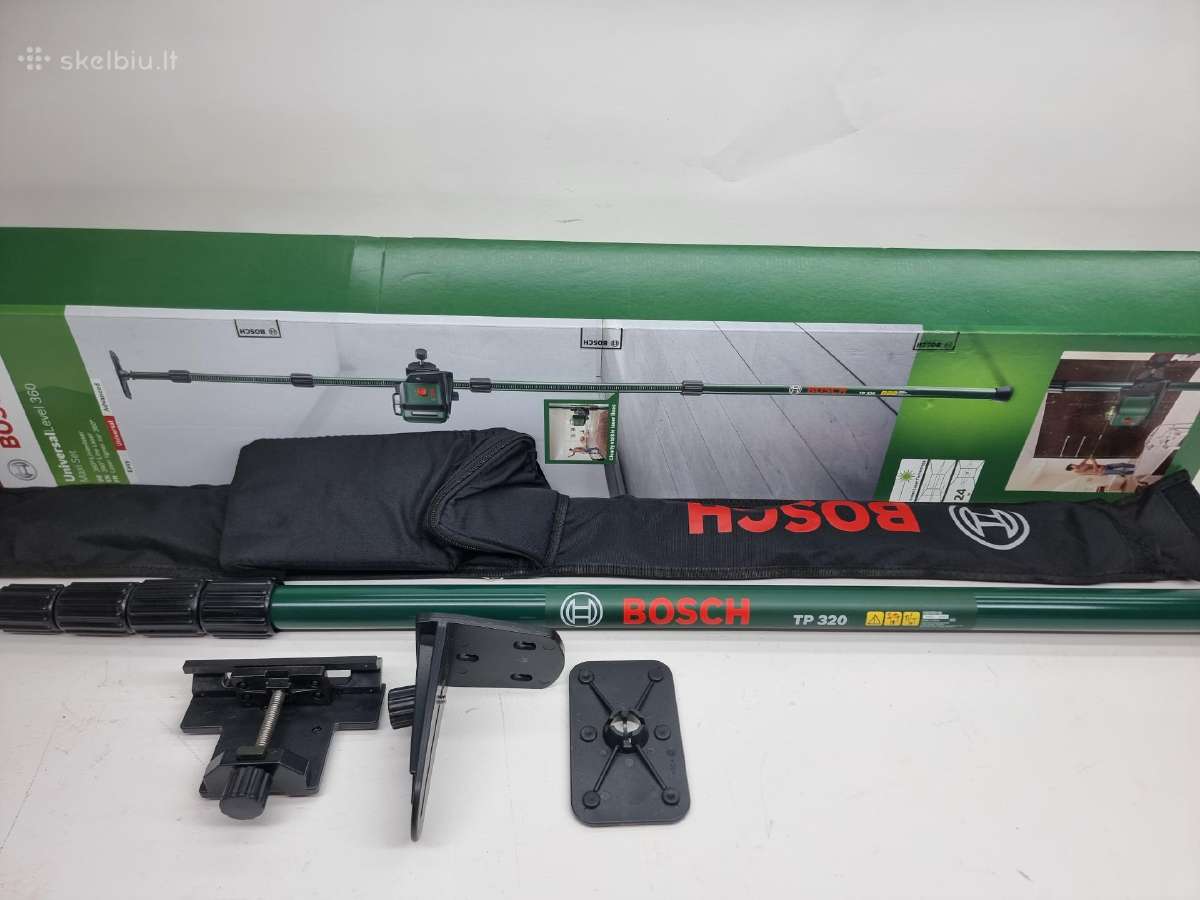 Bosch universal level 360 zalias lazeris su stanga - Skelbiu.lt