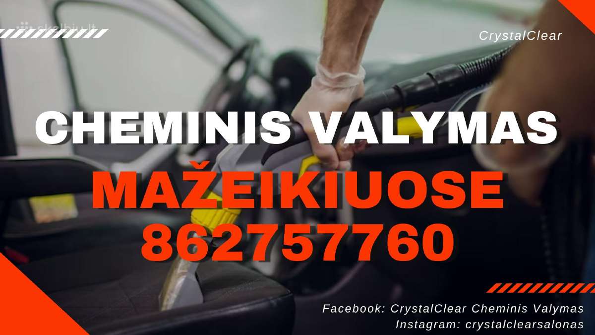 Cheminis valymas Mažeikiuose - Skelbiu.lt