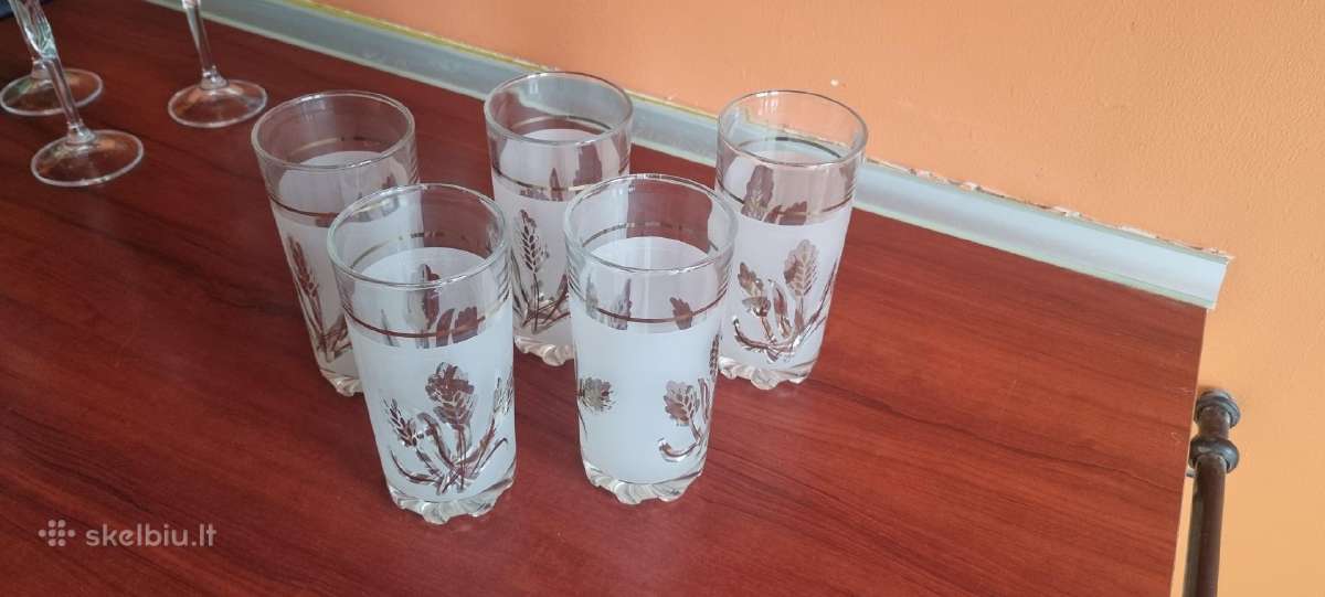 Stiklines, 5vnt - Skelbiu.lt