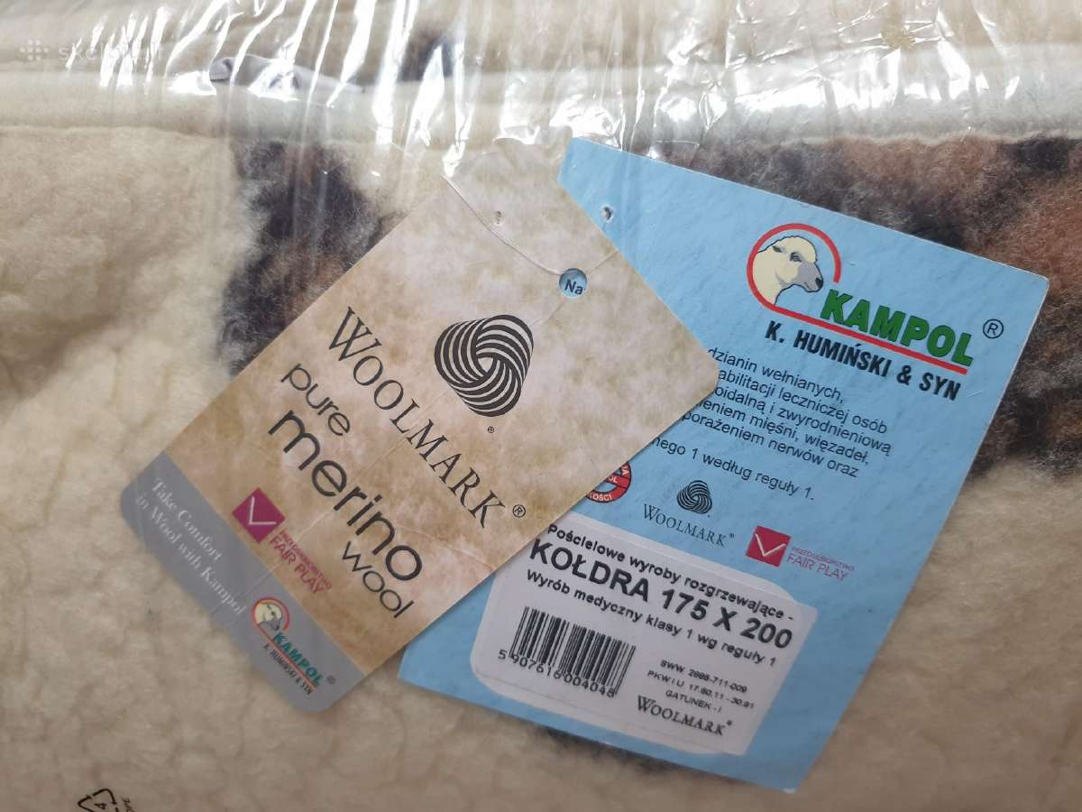 Woolmark merino wool antklodė - Skelbiu.lt