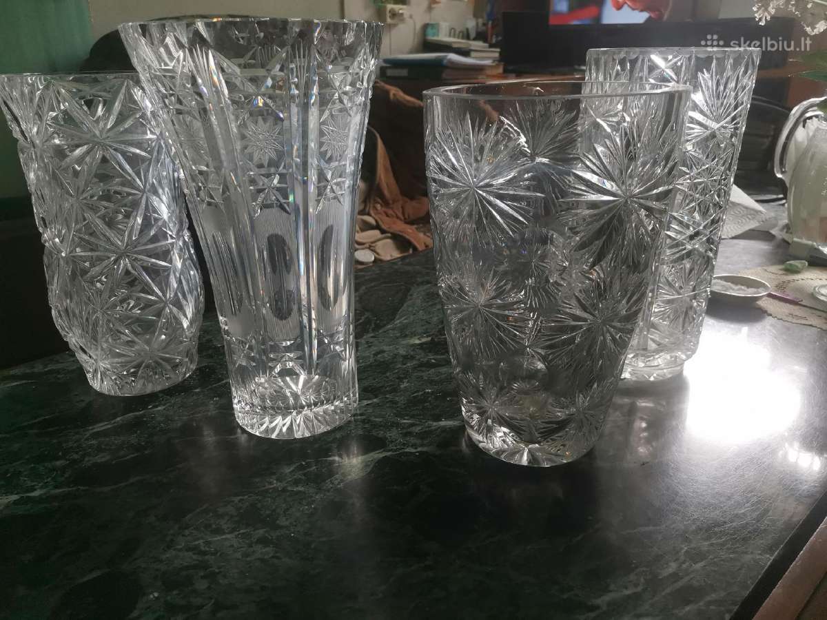 Krištolo vazos - Skelbiu.lt