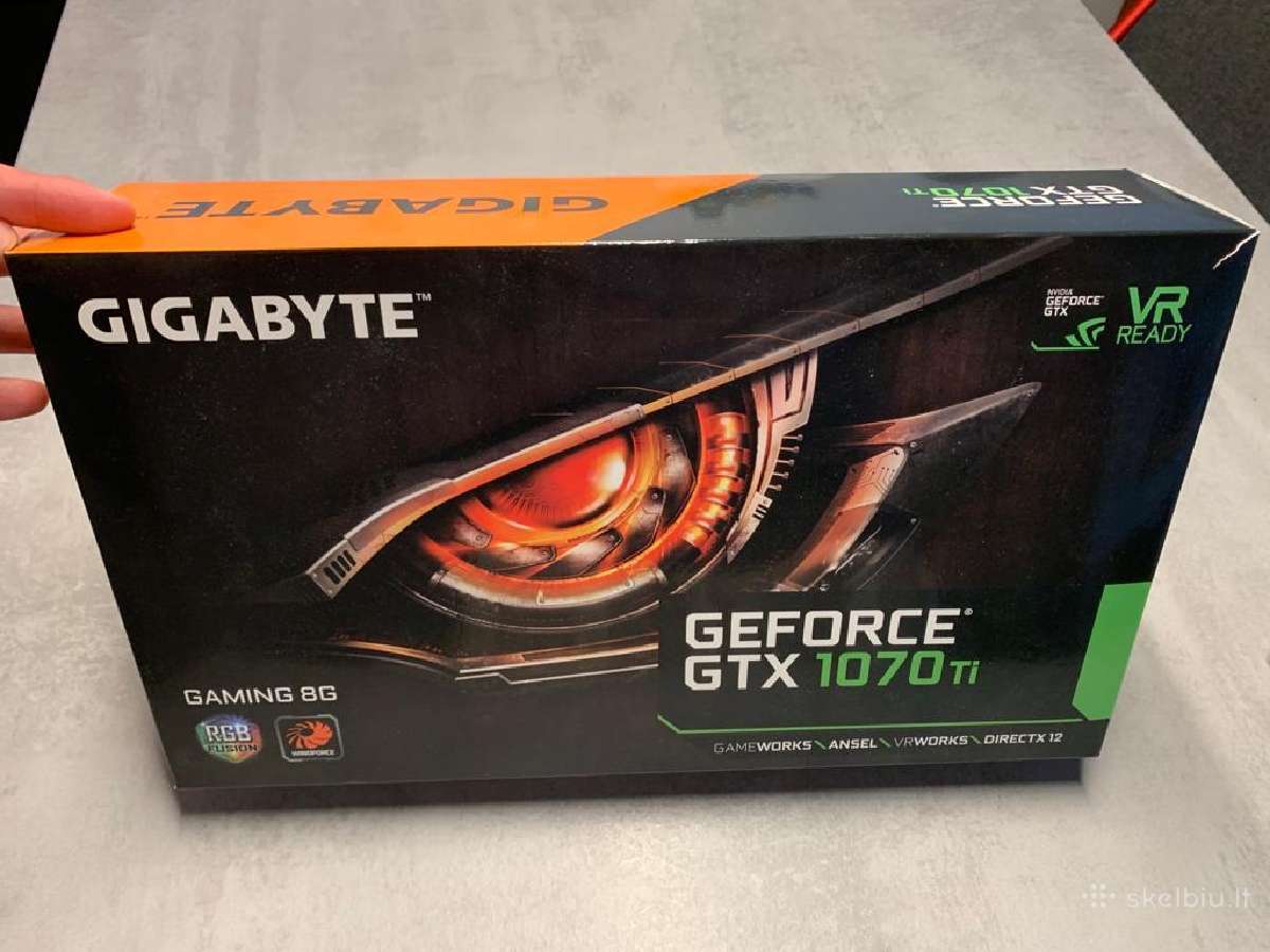 Gigabyte Geforce Gtx 1070ti Gaming 8gb - Skelbiu.lt
