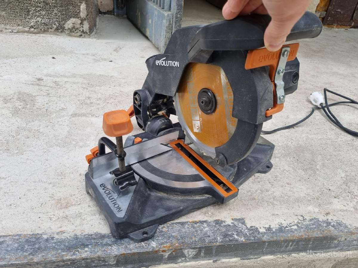 Evolution R210 Cms skersinio pjovimo pjūklas - Skelbiu.lt