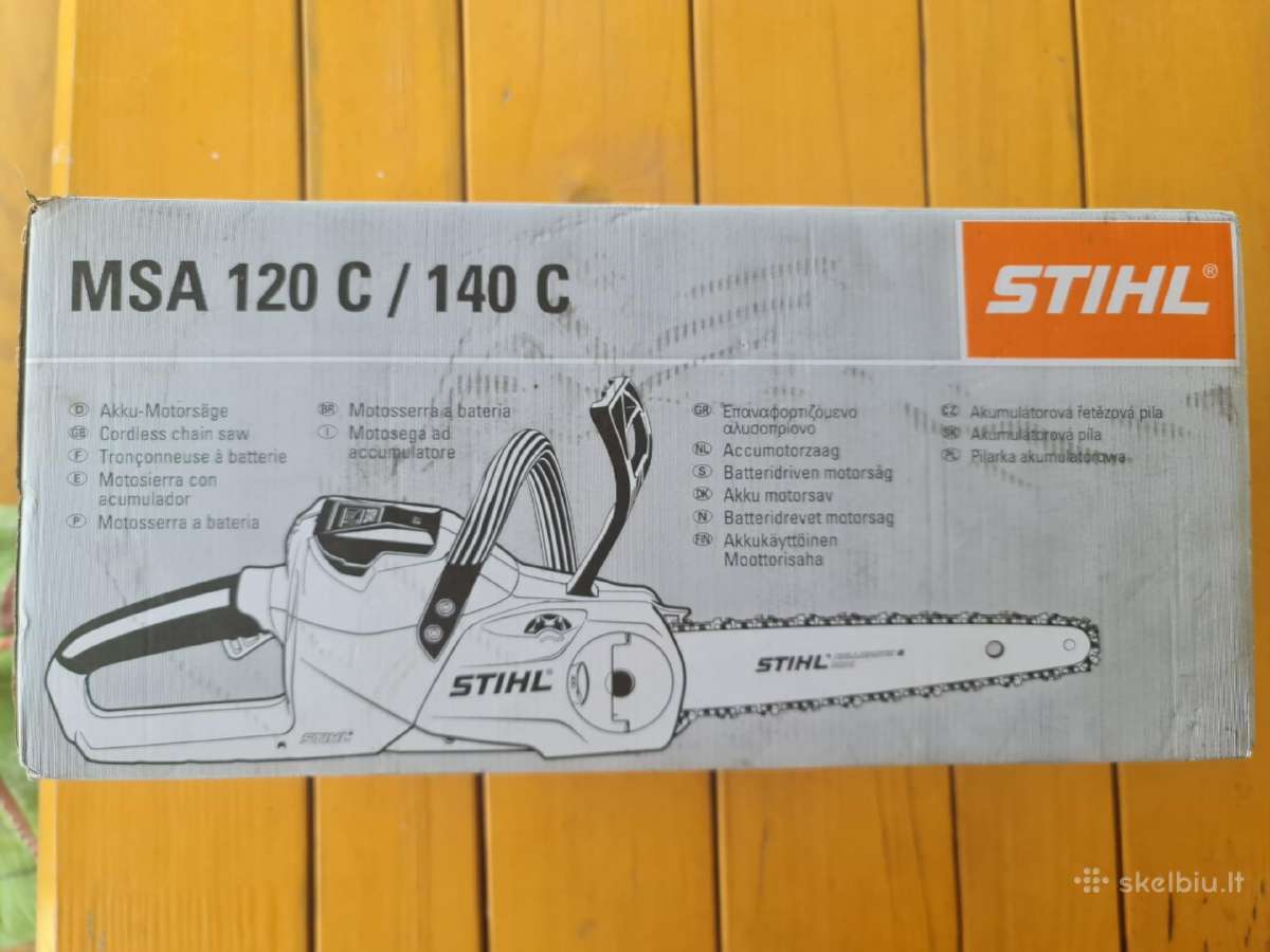 Stihl Msa120 C akumuliatorinis pjūklas - Skelbiu.lt