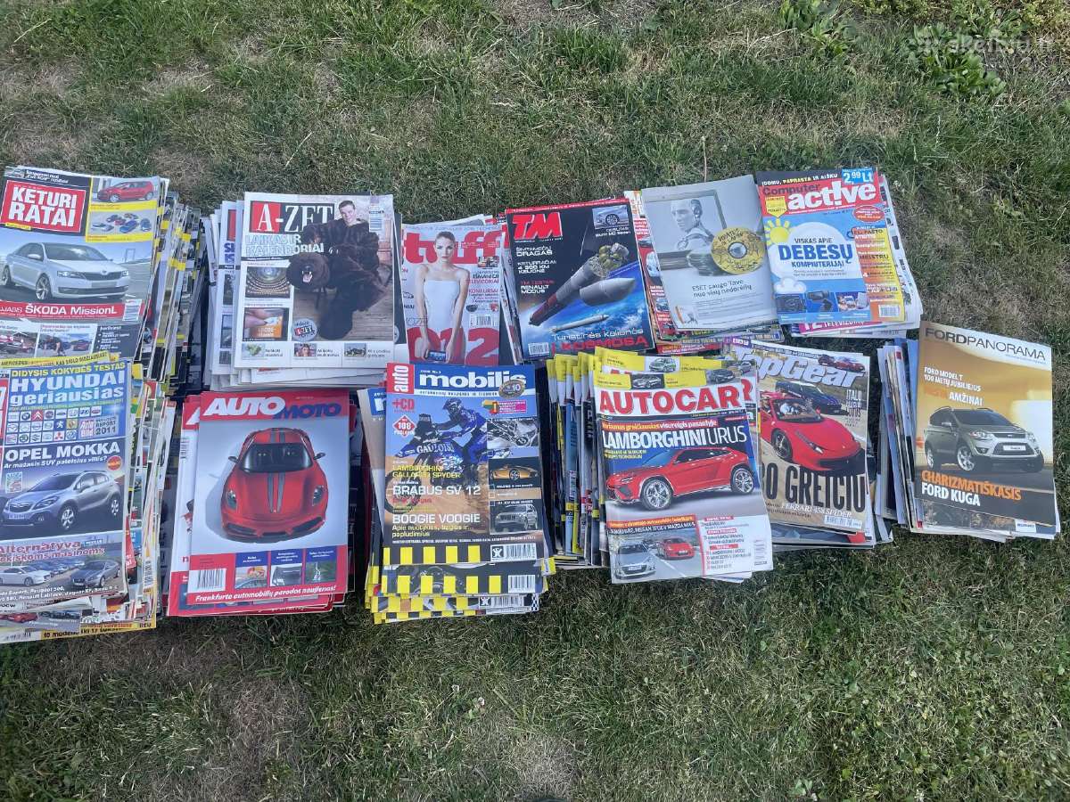 Autobild, Keturi ratai, Mobilis, Automoto, Topgear - Skelbiu.lt