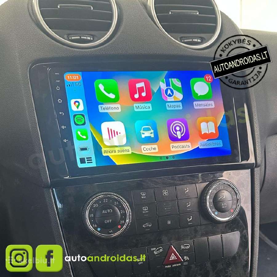 Mercedes Ml W164 Gl X164 Android multimedia 2007+ - Skelbiu.lt