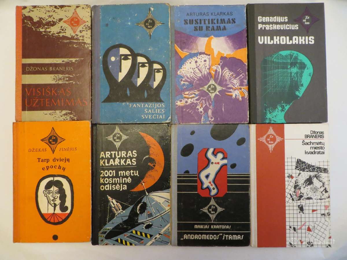Zenito serijos knygos, fantastika, 8 vnt. (3) - Skelbiu.lt