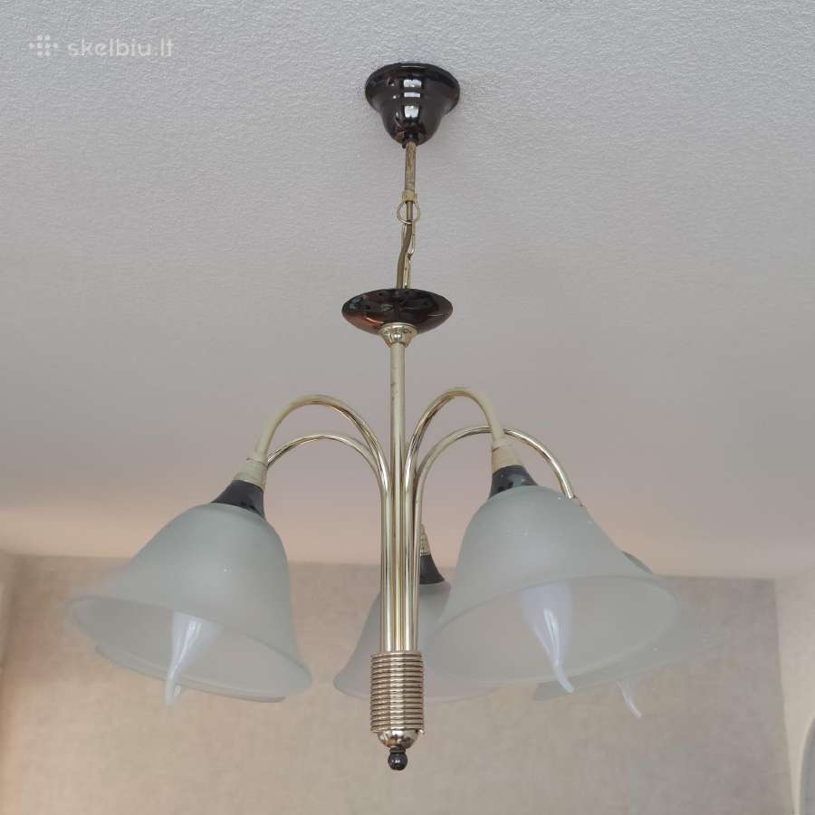 Šviestuvas, 5 šakų liustra - Skelbiu.lt