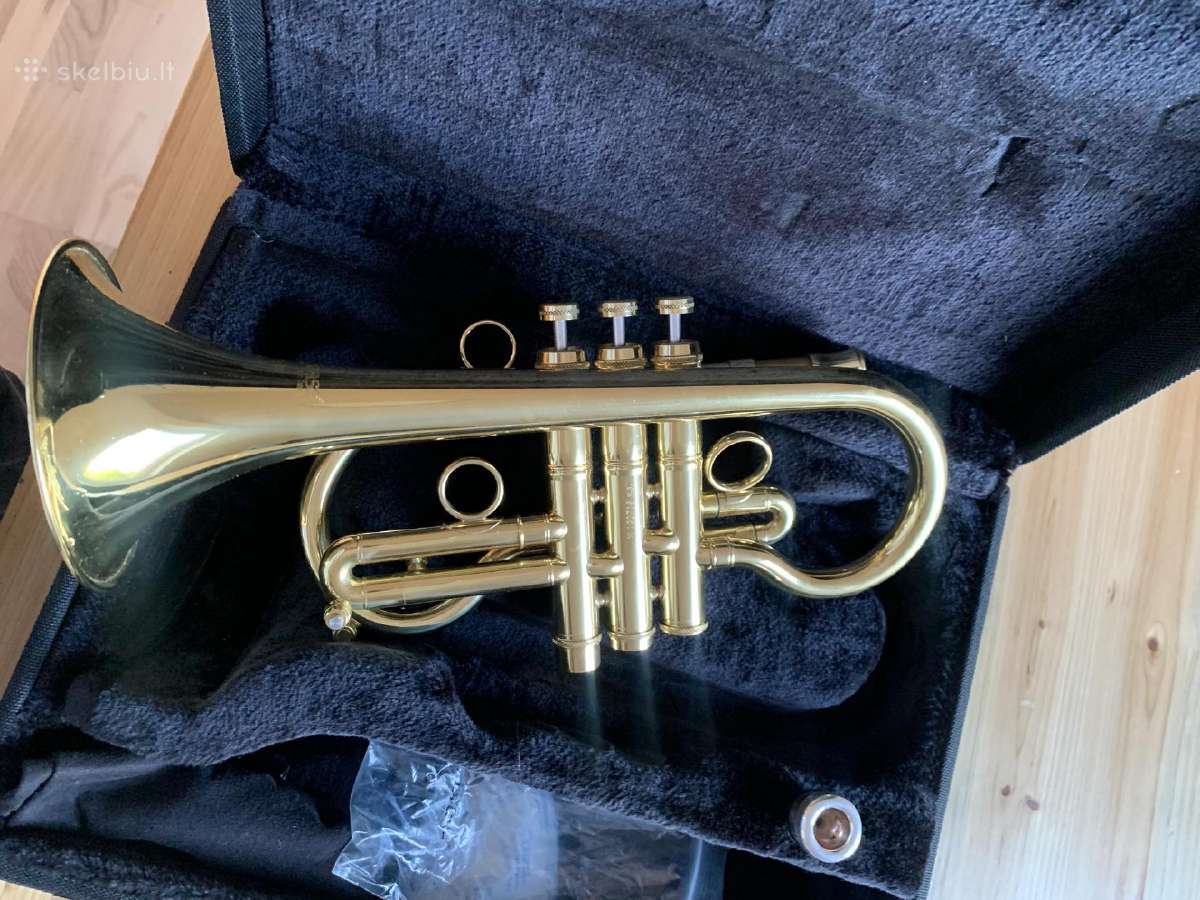 Padruodamas Carol Brass Eb Soprano kornetas - Skelbiu.lt