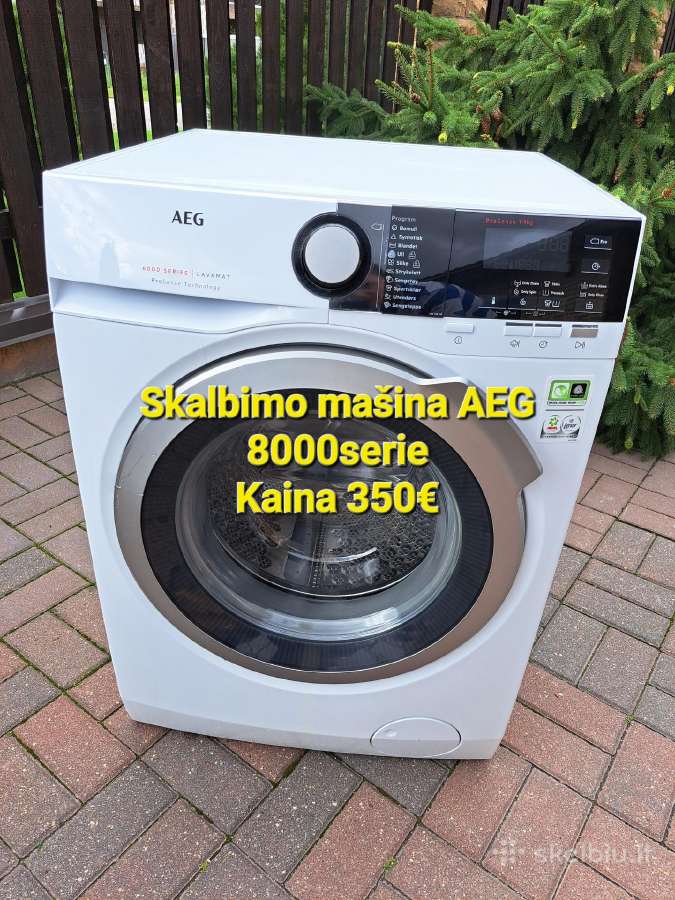 Skalbimo mašina Aeg 8000 - Skelbiu.lt
